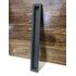 Puxador Concha Embutir Porta De Correr C Aba Preta 448mm MercadoLivre