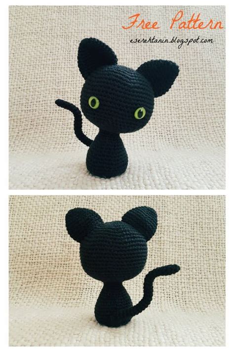 10 Amigurumi Halloween Black Cat Free Crochet Pattern Page 2 Of 3