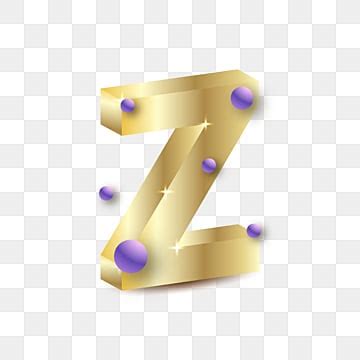 Golden 3d Z Letter Png Transparent Design 3d 3d Alphabet 3d Design