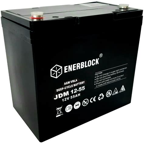 Enerblock JDM AGM 12V 55Ah Akumulator PortablePower Pl