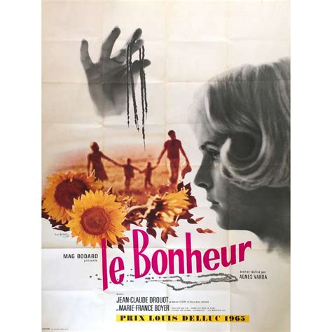 Affiche de cinéma Française de LE BONHEUR