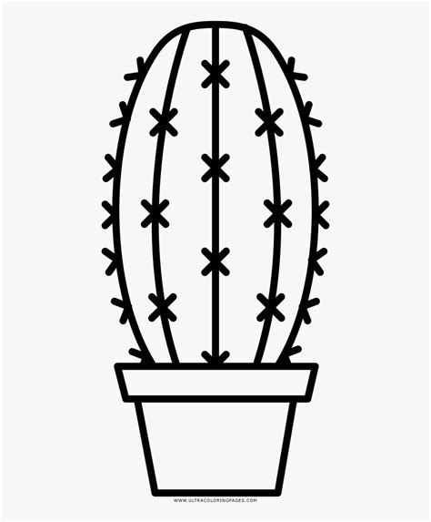 Printable Cactus Outline