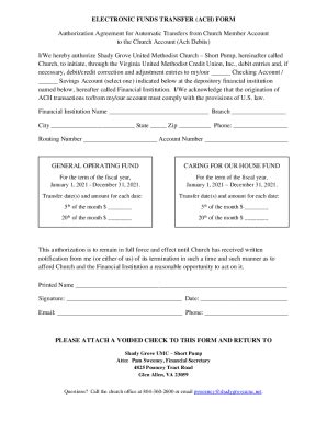 Fillable Online ACH Authorization Form TemplateHow To Fill Out An ACH
