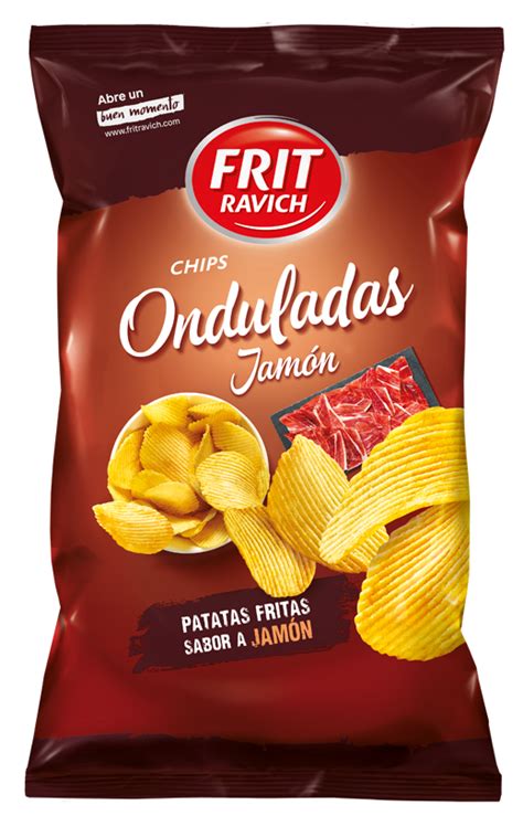 Chips Onduladas sabor a jamón Te apetece un buen momento