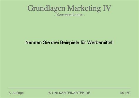 Grundlagen Marketing Premiumpaket Uni Karteikarten De
