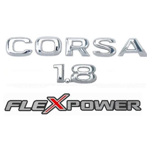 Kit P S Emblemas Corsa Flexpower Shopee Brasil