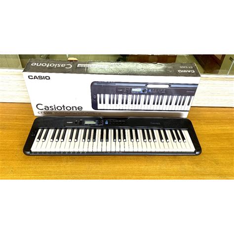 Casio CT S300 FA 61 Keys Slim Casiotone Keyboard Black Shopee