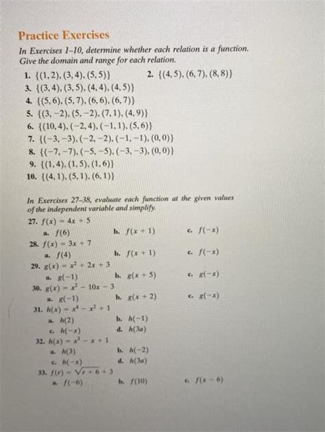 practice exercises in exercises 1 10 determine