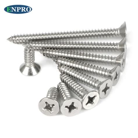 Stainless Steel Cross Recessed Flat Countersunk Head Self Tapping