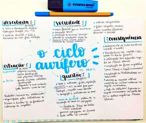 MAPA MENTAL SOBRE CICLO DO OURO STUDY MAPS
