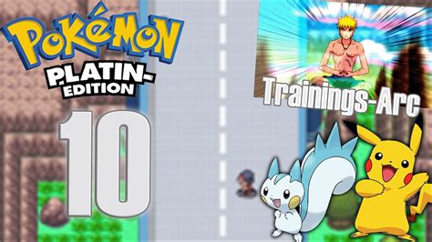 Let s Play Pokémon Platin Part 10 Trainings Arc auf dem Fahrradweg und