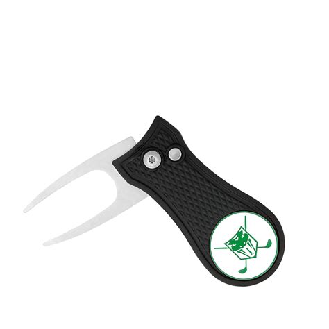 Sidekick Side Open Divot Repair Tool Black CobraTec Golf