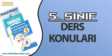 S N F Ders Konular Rehberl K Serv S M