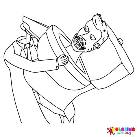 Dibujo Para Colorear De Inodoro Skibidi Dibujos Para Colorear
