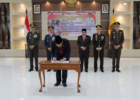 Sepakati Program Kerja Dan Rencana Aksi Daerah Pj Bupati Dan Unsur