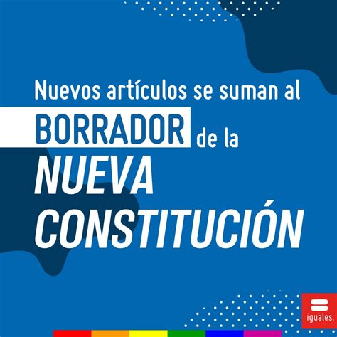 Fundación Iguales on Twitter La NuevaConstitucion avanza El