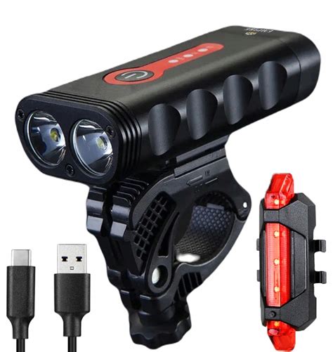 Lampka Rowerowa Led Prz D Lm Mocna Ty