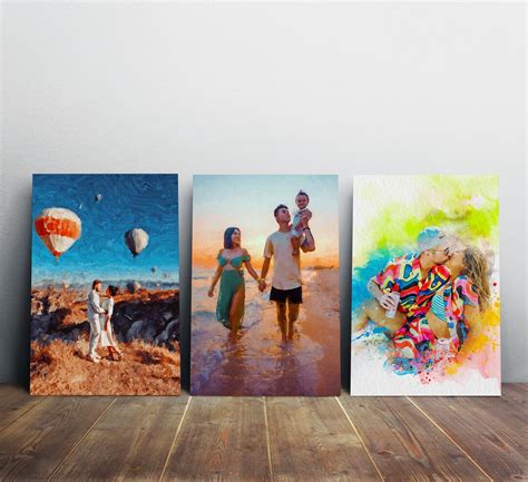 Personalisierte Malerei Vom Foto Benutzerdefinierte Portrait Etsy De