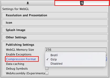 Unity Manual Building And Running A WebGL Project