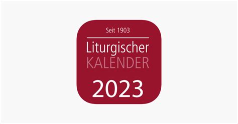 Liturgischer Kalender On The App Store