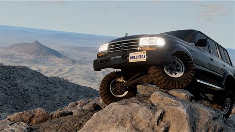 Toyota Land Cruiser J X Off Roading K Beamng Drive Youtube