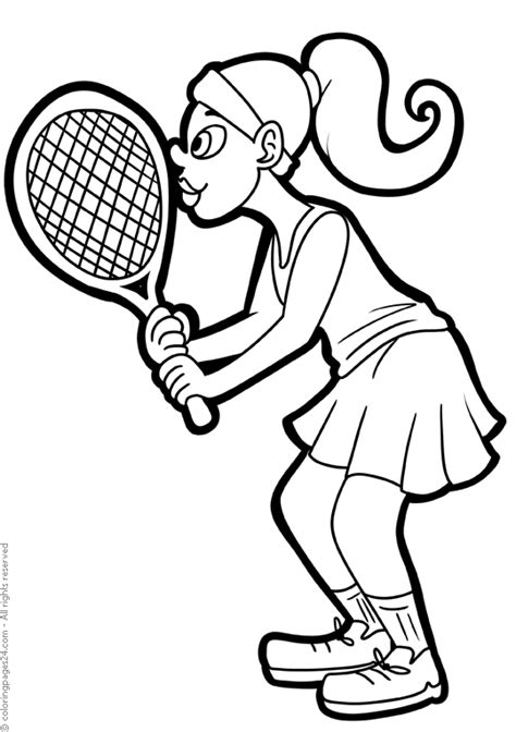 Tenis 10 Dibujos Para Colorear 24