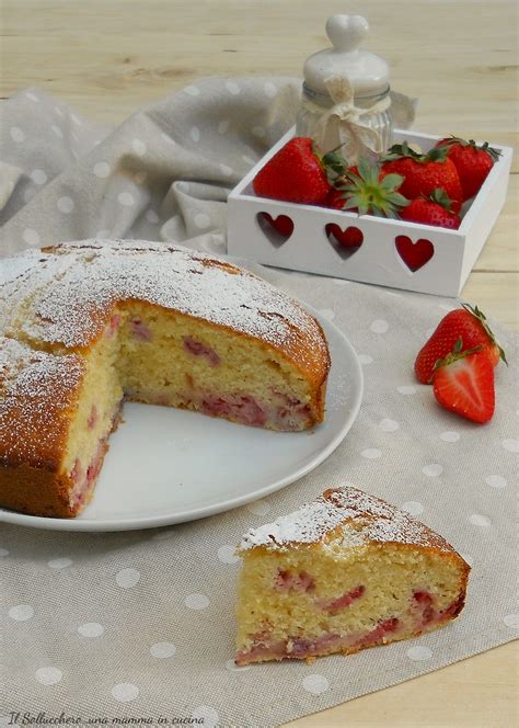 TORTA 5 MINUTI ALLE FRAGOLE Sofficissima E Senza Burro