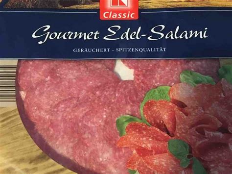 K Classic Gourmet Edel Salami Kalorien Wurst Und Fleischwaren Fddb