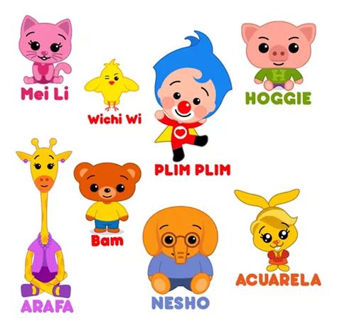 Figuras Plim Plim Base R Gida Kit Pzas Coroplast Env O Gratis