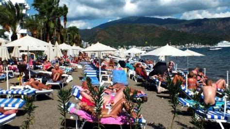 Marmaris Plajları Yabancı Turistlere Kaldı Haberler