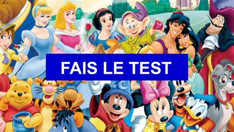 Test de personnalité Quel personnage Disney es tu