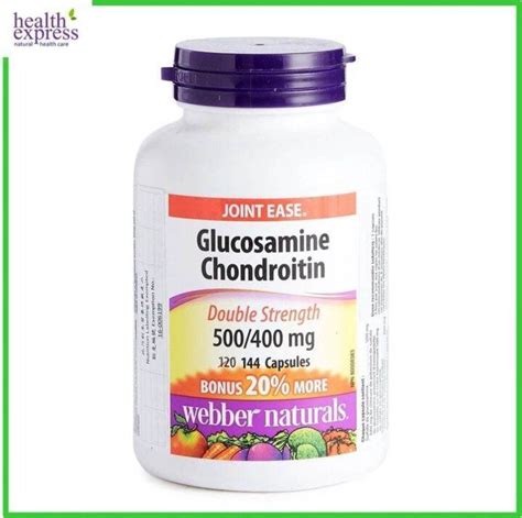 Webber Naturals Glucosamine Chondroitin Sulfate Extra Strength 500