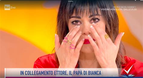 Bianca Guaccero In Lacrime A Detto Fatto La Sorpresa In Diretta