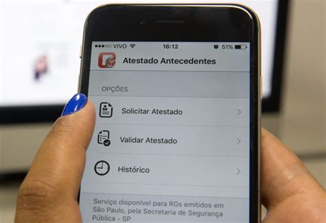 SP Serviços app facilita consulta a Atestado de Antecedentes Criminais