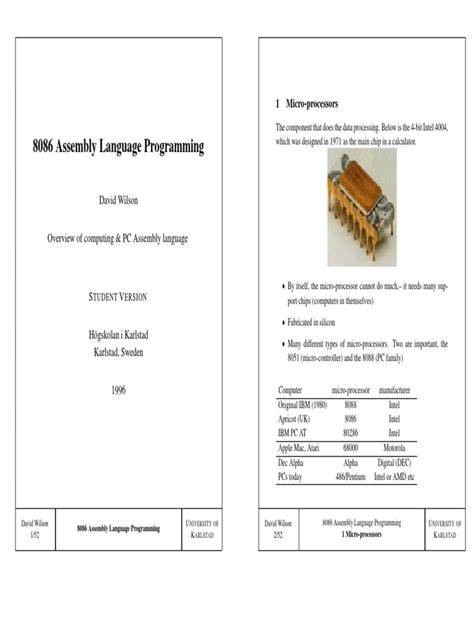 8086 assembly language programming pdf microprocessor assembly language