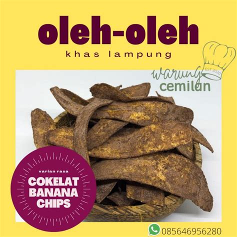 Jual COD Kripik Pisang Coklat Khas Lampung Kemasan 1kg Shopee Indonesia