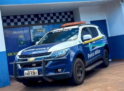 Jovem é encaminhado à delegacia de Caarapó após ser flagrado conduzindo