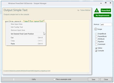 rapid powershell development with isesteroids