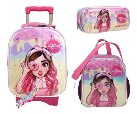 Mis Pastelitos Kit Mochila Kinder Carrito Combo Preescolar Env O Gratis
