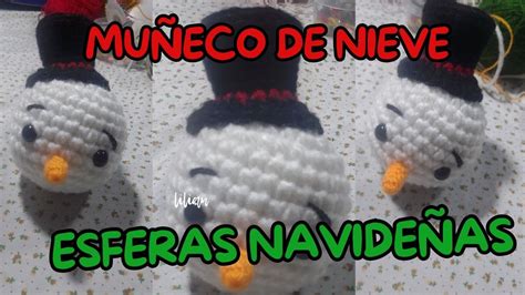 Mu Eco De Nieve Aprende A Tejer El Sombrero Y Nariz A Crochet F Cil