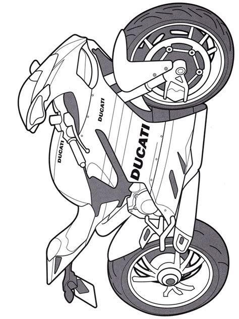 Disegni Da Colorare Di Ducati Panigale Disegnibellidacolorare It The