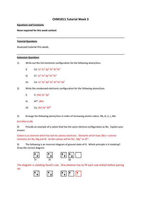week 3 tutorial answers chm1011 tutorial week 3 equations and constants none required for this