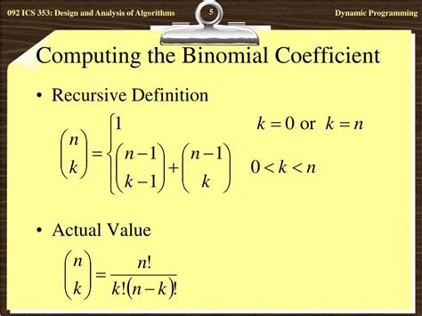 ppt ics 353 design and analysis of algorithms powerpoint presentation id 6107238