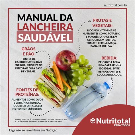 Lancheira saudável saiba como fazer isso
