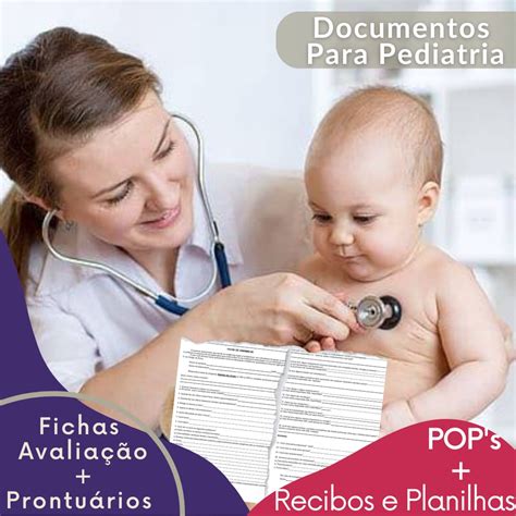 POP S PEDIATRIA FICHAS ANAMNESE E RECEITUÁRIOS FICHAS DIGITAIS PARA