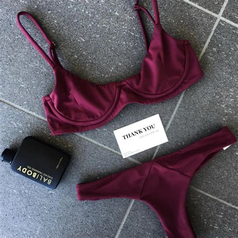 Qi Dian 2018 Hot Sexy Brazilian Bikinis Women Swimsuits Top Bandage Bathing Suit Push Up