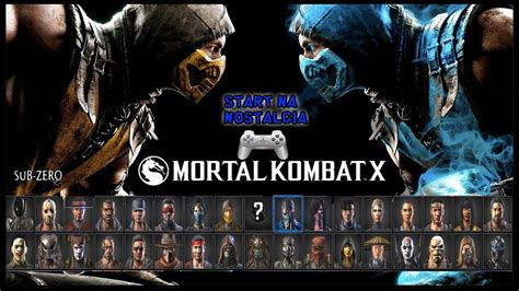 Mk Mortal Kombat X Todos Os Personagens All Characters K