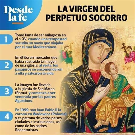 Pin De Adriana Parada S En Nuestra Se Ora Del Perpetuo Socorro
