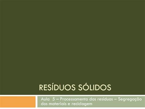 PDF Aula 5 Reciclagem DOKUMEN TIPS