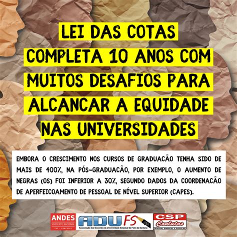 Lei das Cotas completa 10 anos muitos desafios para alcançar a